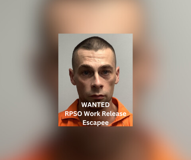 RPSO Inmate escaped during work release at the Tioga Substation ...