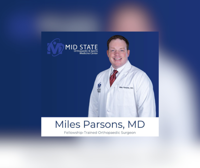Dr. Miles Parsons Marks Five Months of Exceptional Hand and Upper ...