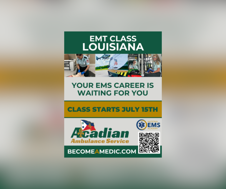 Registration Opens for National EMS Academy EMT Class - 3iA